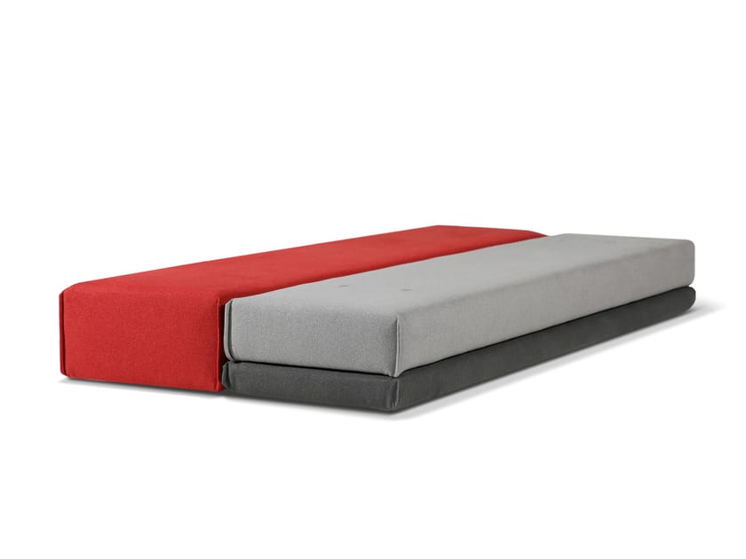 Fabric bench with removable cover BAVUL By prostoria design Lea Aviani
