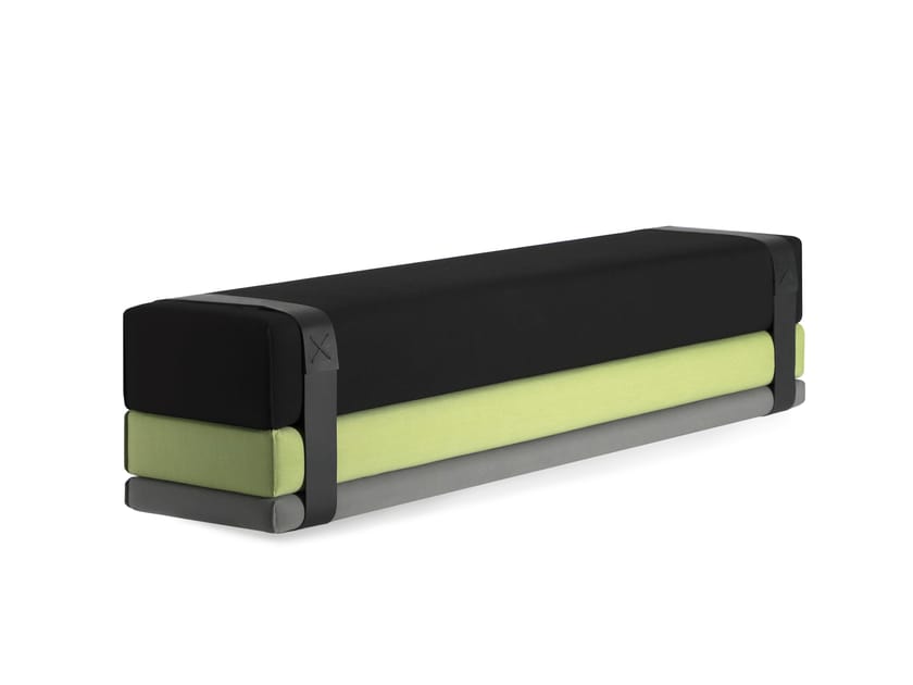 Fabric bench with removable cover BAVUL By prostoria design Lea Aviani