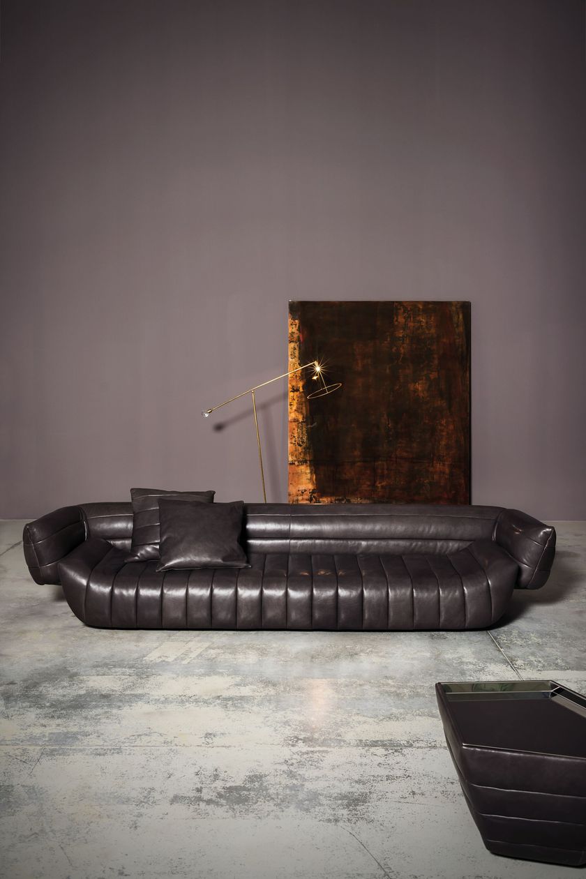 TACTILE Leather sofa By Baxter | design Vincenzo De Cotiis