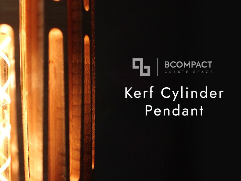 KERF CYLINDER PENDANT 吊灯 By Bcompact