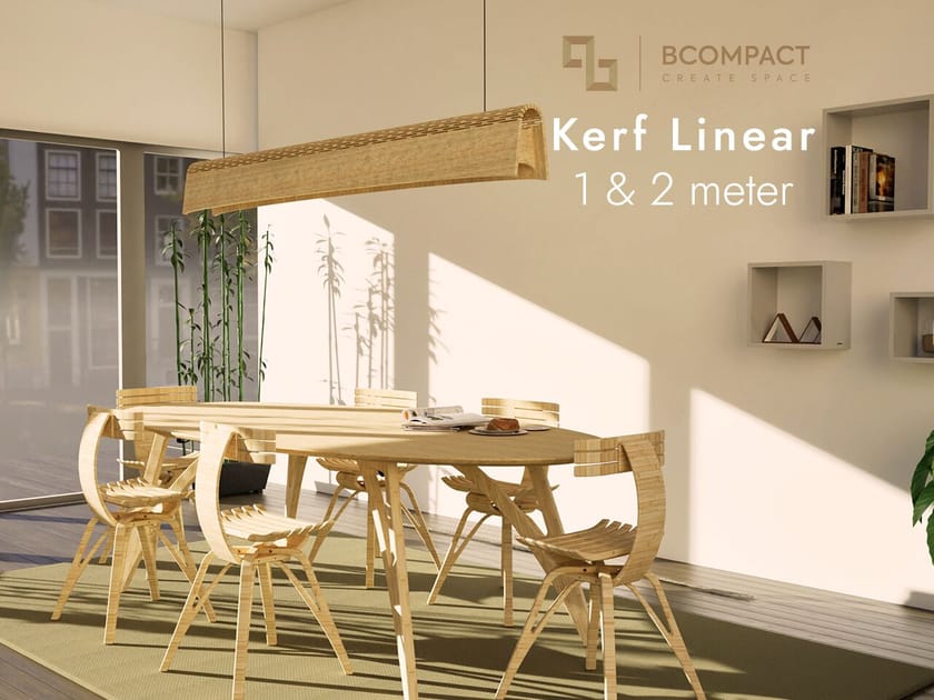 KERF LINEAR 1&2 METER Pendant lamp By Bcompact