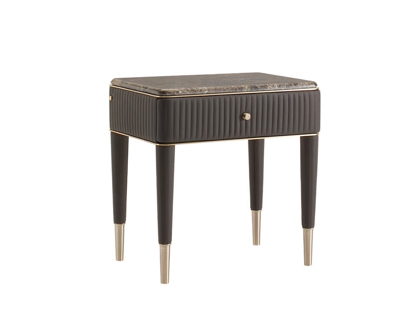 AUGUSTA | Bedside table Bedside table with drawers By VOLPI