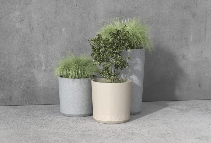 SIMPLE M Pot de fleurs By Betoni