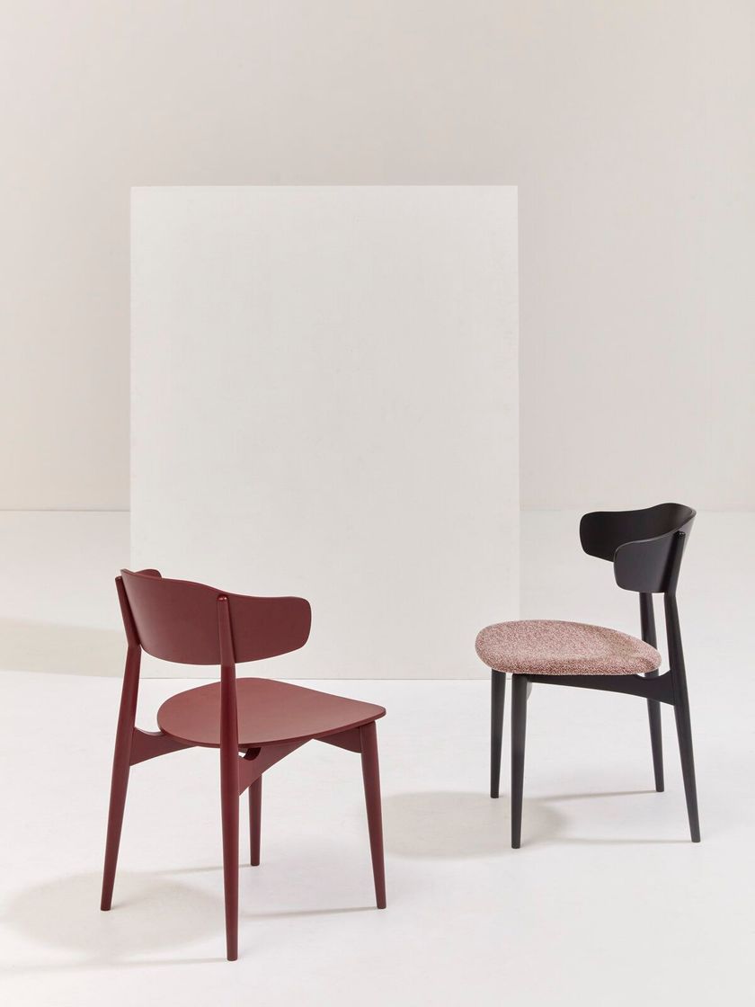 FLOW 825 Beech chair By Billiani