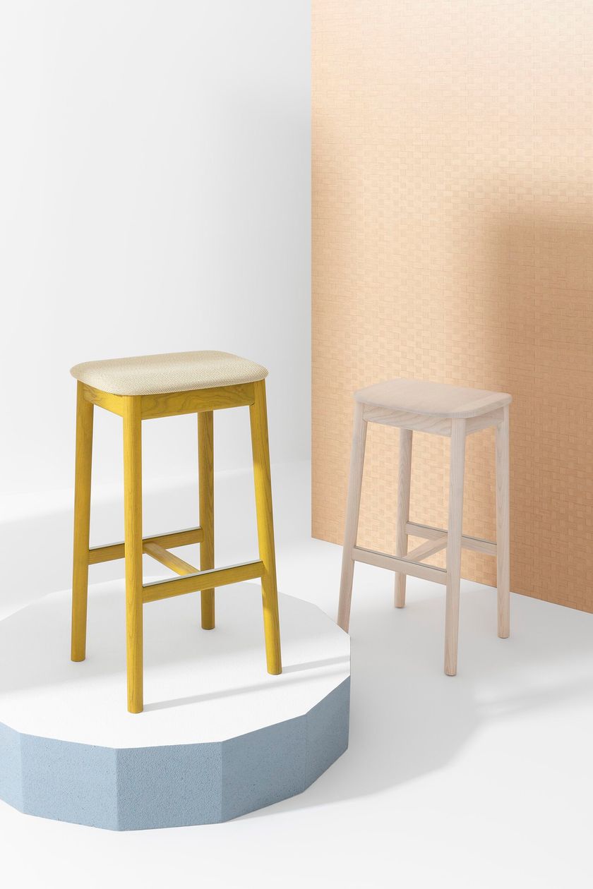 WHITE 135 Stool By Billiani