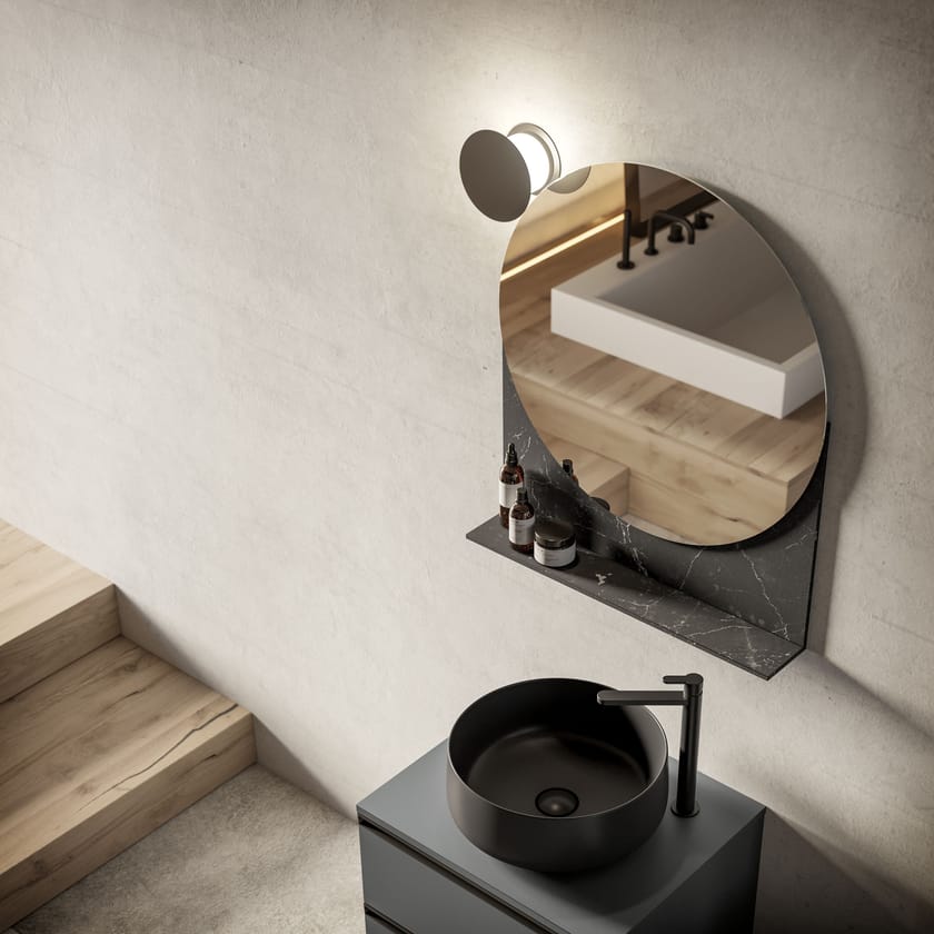 DEEP COMP. 9 Single vanity unit with drawers By Birex