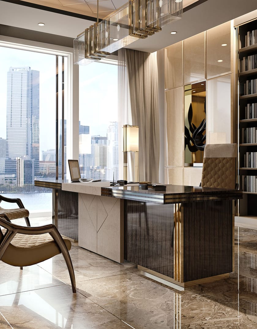 INFINITY Office desk By Bizzotto Italia