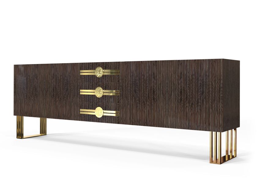 INFINITY Wooden sideboard with drawers By Bizzotto Italia