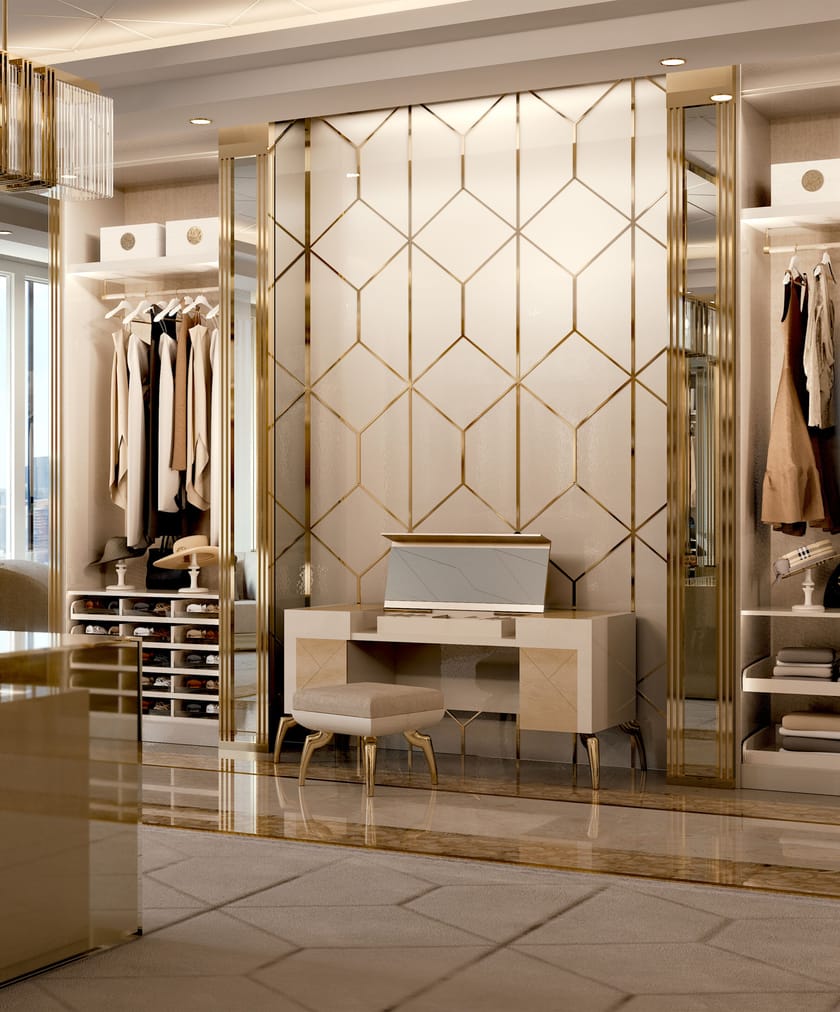 INFINITY Walk-in wardrobe By Bizzotto Italia