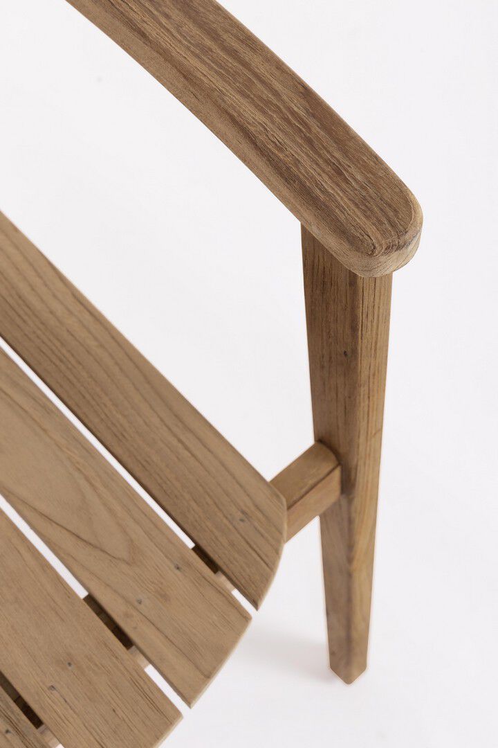 ADRIEL Stackable teak garden chair By Bizzotto