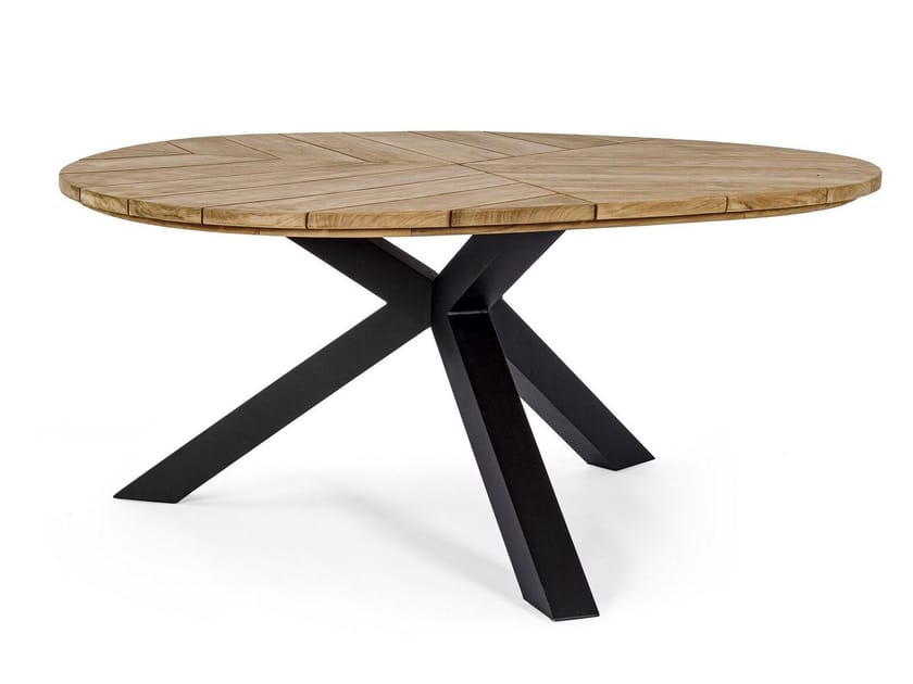 Triangular Wood Garden tables | Archiproducts