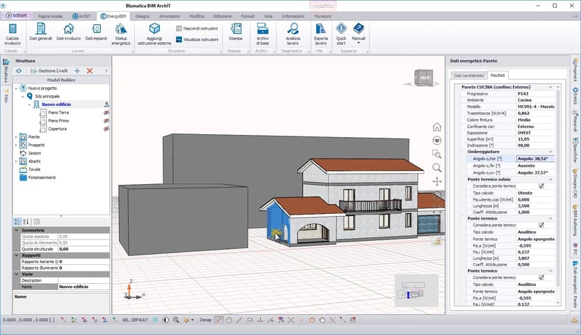 Blumatica BIM Energy Certificação energética By Blumatica