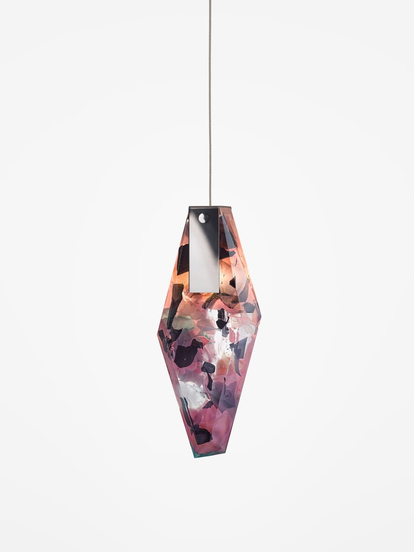 FRAGMENTS SHORT LED glass pendant lamp By Bomma