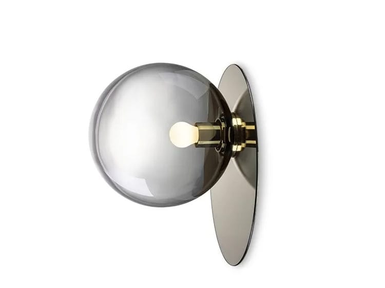 UMBRA Crystal and stainless steel wall lamp / ceiling lamp By Bomma ...