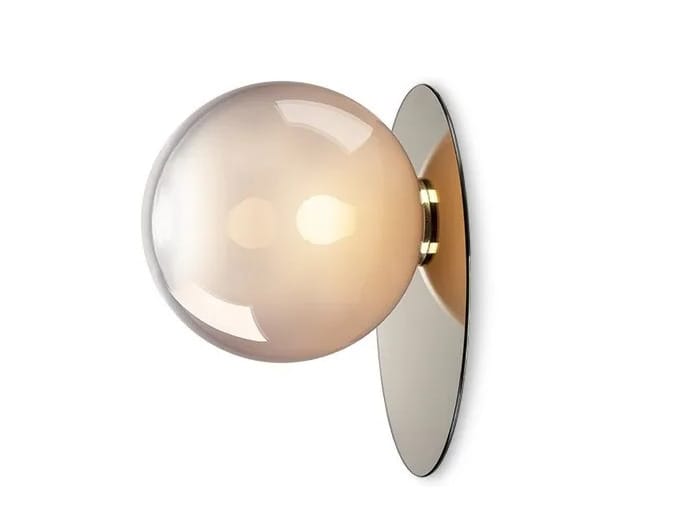 UMBRA Crystal and stainless steel wall lamp / ceiling lamp By Bomma | design DECHEM Studio