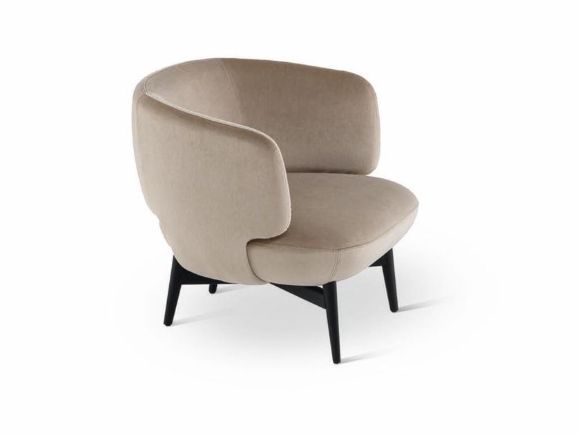 DOGE Fabric armchair with armrests By Bonaldo