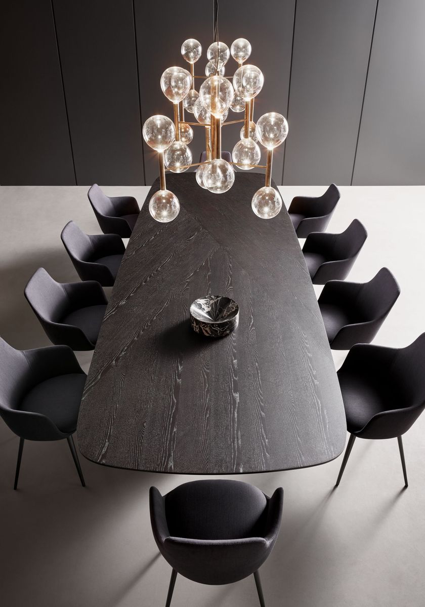 MELLOW Barrel-shaped dining table By Bonaldo | design Bartoli Design