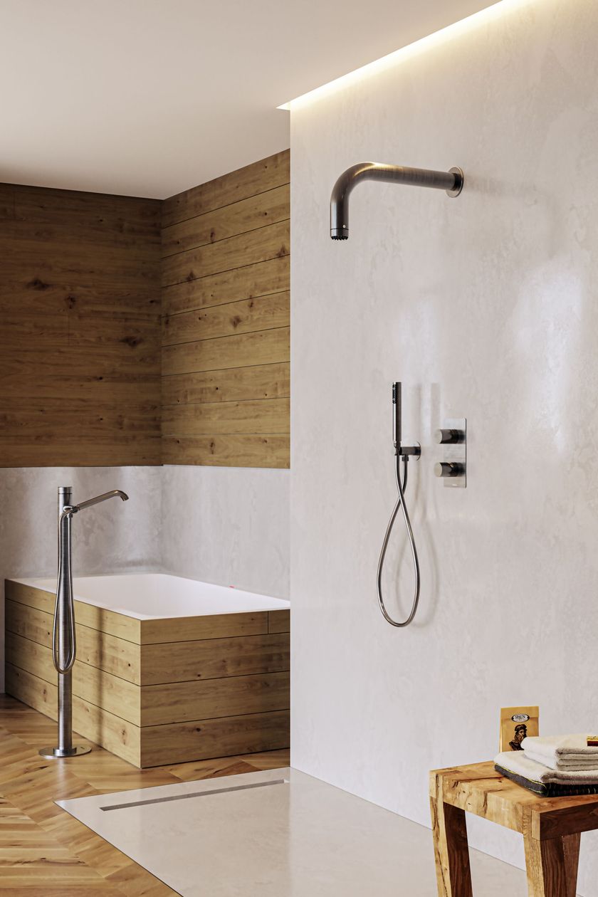 NOBU - INOX AISI 316L Stainless steel shower mixer By Bossini