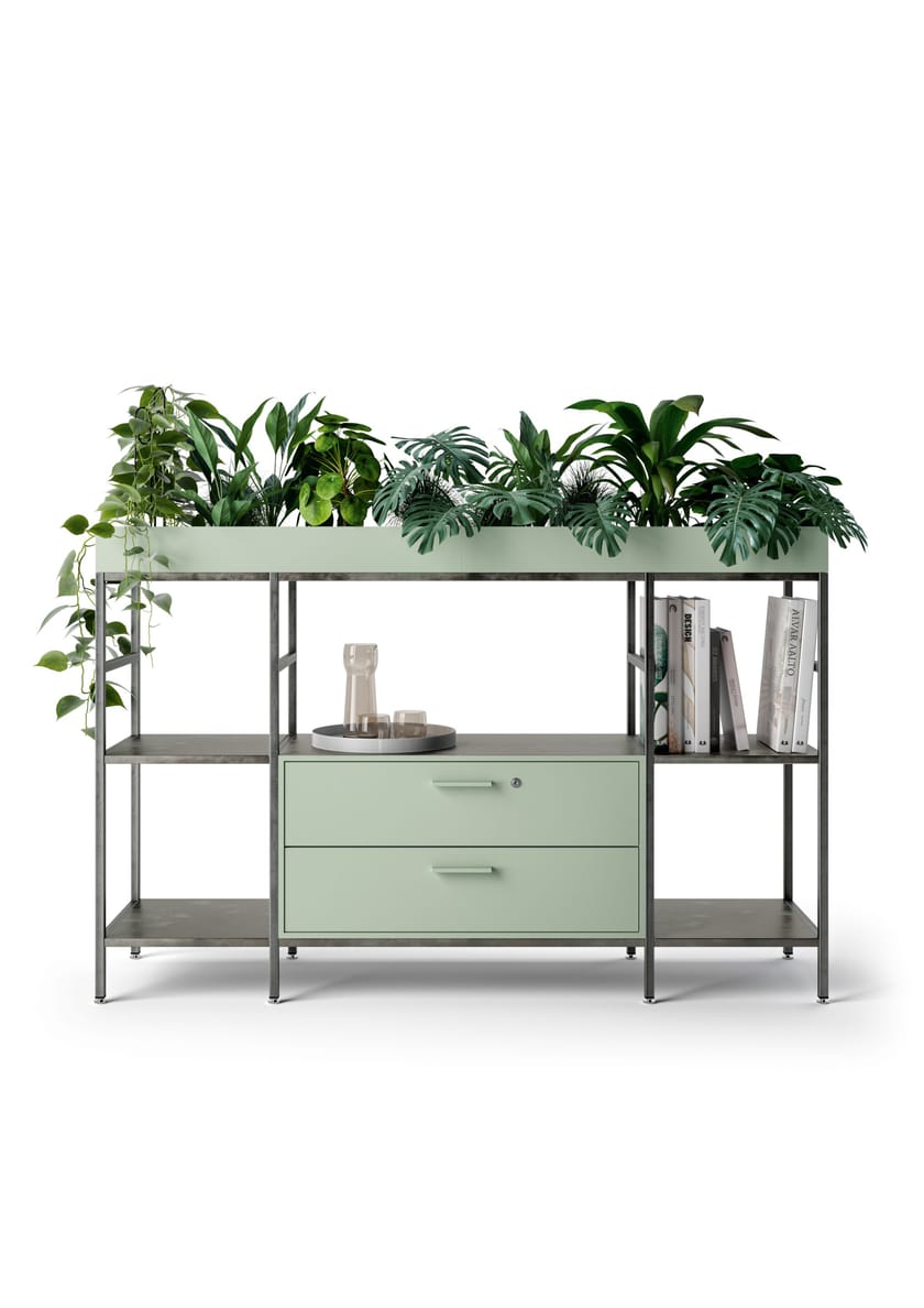 CONCERTO Modular steel office storage unit By Bralco | design Monica Fernandes, Gianantonio Perin