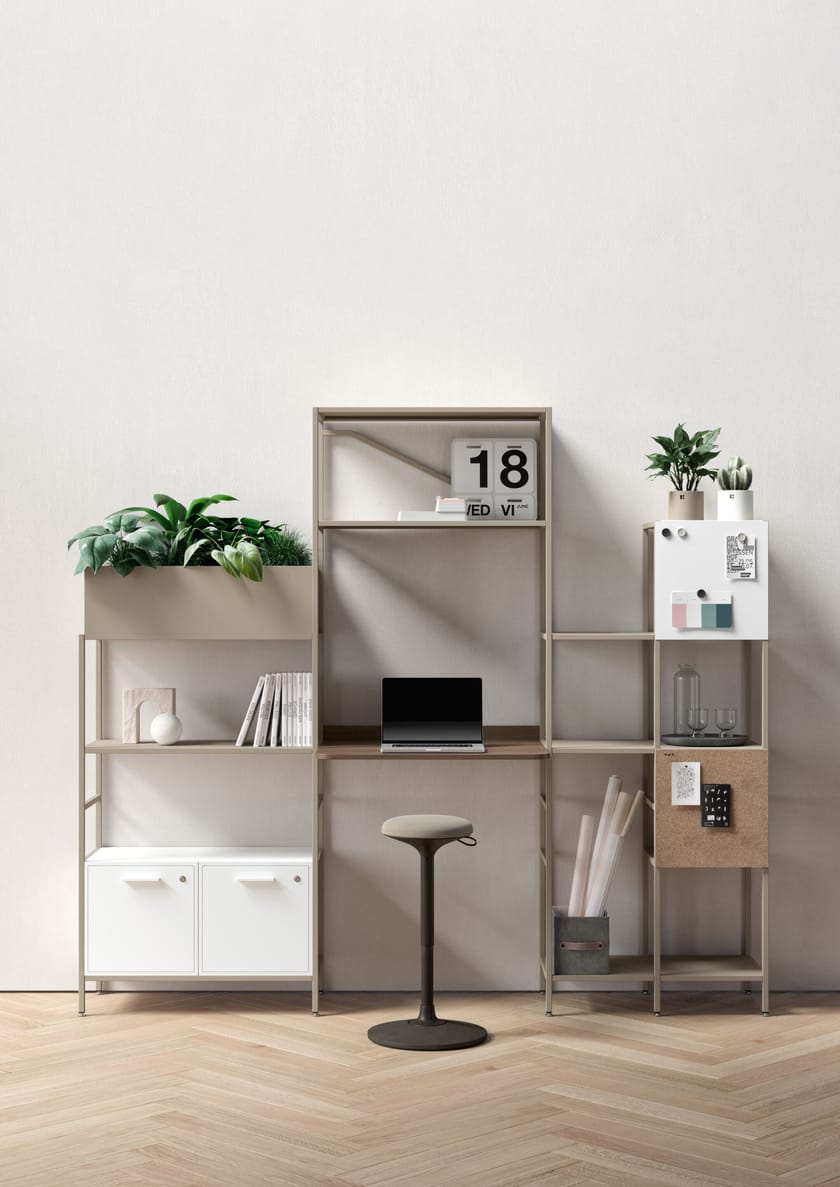 CONCERTO Modular steel office storage unit By Bralco | design Monica Fernandes, Gianantonio Perin