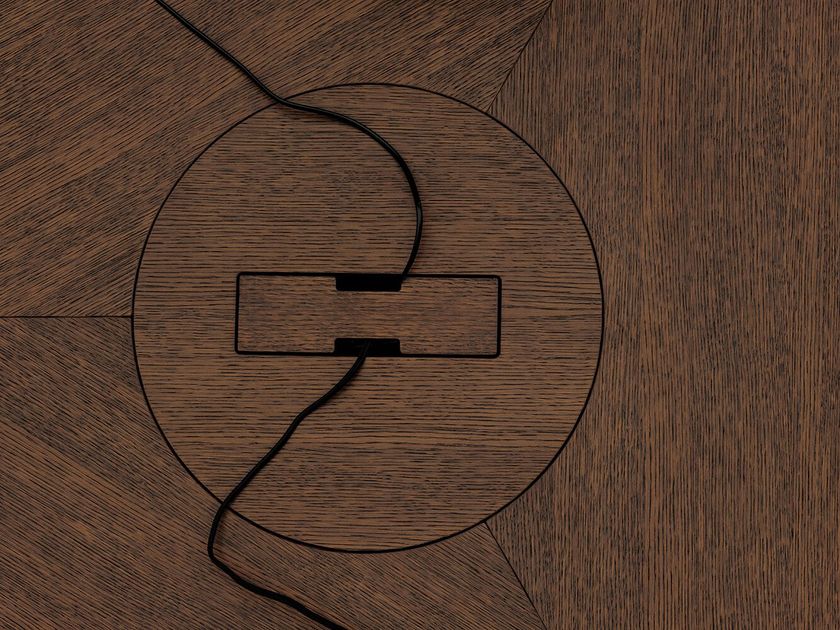 METAR Oak meeting table with cable management By Bralco | design ...