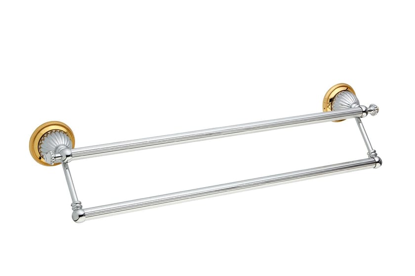 ARTICA Brass towel rail with Swarovski® Crystals By Bronces Mestre