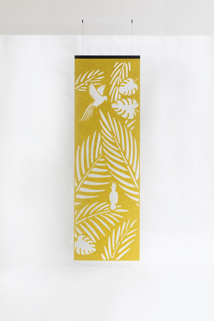 BuzziFalls Hanging felt room divider By BuzziSpace | design Sas ...