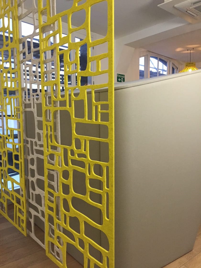 BuzziFalls Hanging felt room divider By BuzziSpace | design Sas ...