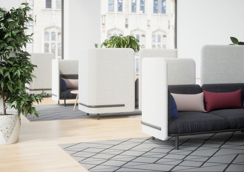 BUZZISPARK | Armchair High-back fabric armchair By BuzziSpace
