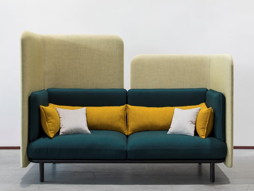 BUZZISPARK | Armchair High-back fabric armchair By BuzziSpace