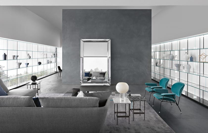 CAADRE Framed mirror By Fiam Italia | design Philippe Starck