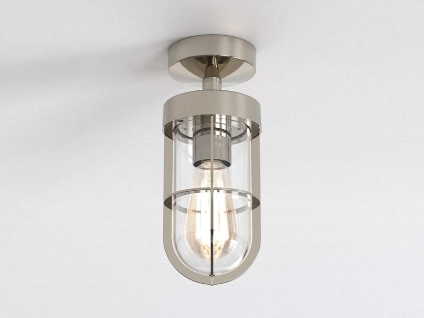 CABIN SEMI FLUSH | Zinc outdoor ceiling lamp Zinc outdoor ceiling lamp ...