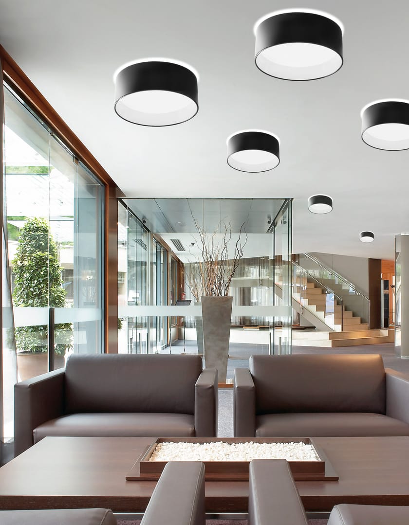 Direct-indirect light ceiling light CALA PF/56 By BOVER design Jordi Llopis