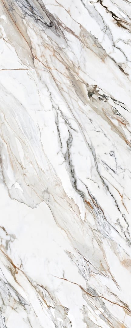 Pavimento/rivestimento in ceramica sinterizzata effetto marmo CALACATTA PAONAZZO - Arklam