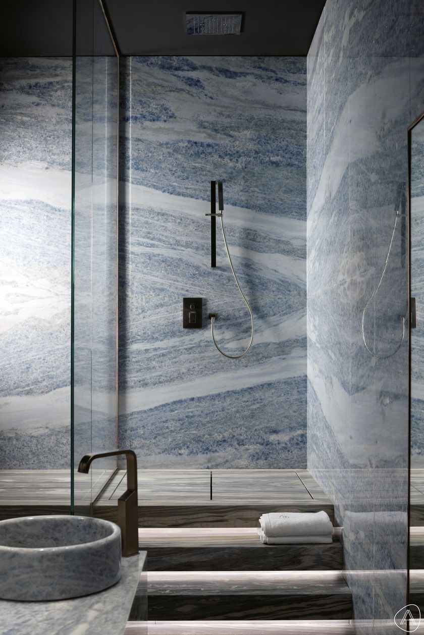 CALCITE AZUL® “EXTRA” Flooring By Antolini®