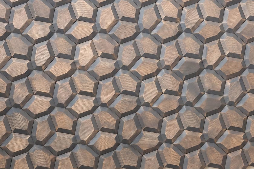 Modular wooden 3D Wall Cladding CALIFORNIA By NEXT LEVEL DESIGN STUDIO