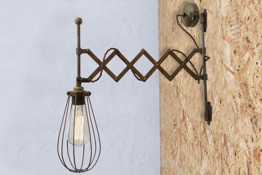 CALIS SCISSOR ARM CAGE LIGHT By Mullan Lighting