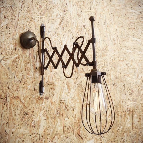 CALIS SCISSOR ARM CAGE LIGHT By Mullan Lighting