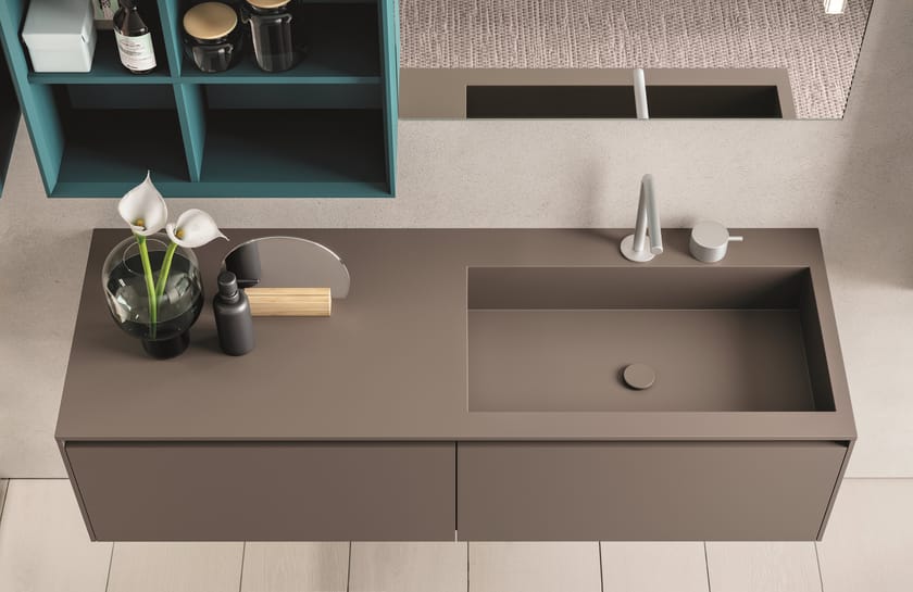 Vanity unit with drawers CALIX - COMPOSITION XL 11 By NOVELLO design ...