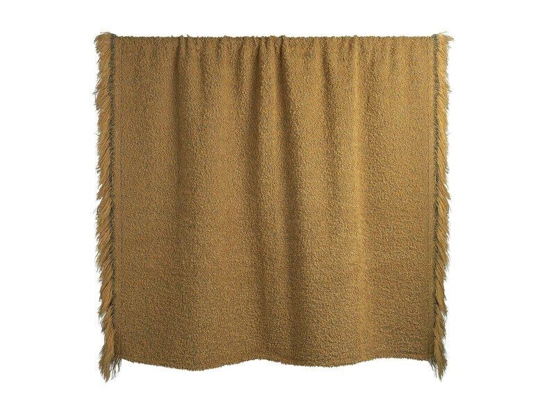 Plaid uni en tissu CAMEL ALPONE By Ethnicraft design Dawn Sweitzer