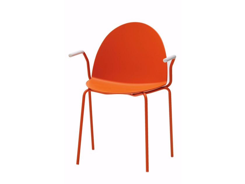 CAMEL | Trestle-based chair By Segis design Bartoli Design