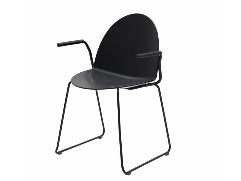 CAMEL | Trestle-based chair By Segis design Bartoli Design