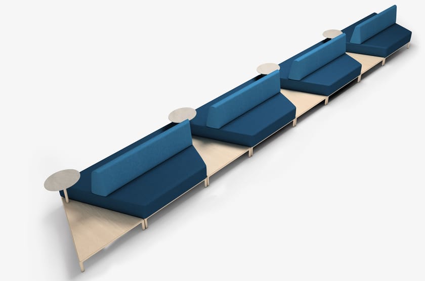 CAMEO - HEALTH & CARE Canapé modulable en tissu By PIAVAL | design ...