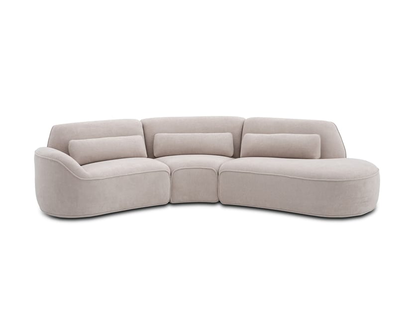 CL383 Divano curvo modulare in tessuto By CAMPO DE' FIORI