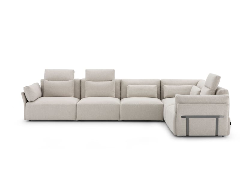 GIVERNY Modular corner fabric sofa By CAMPO DE' FIORI