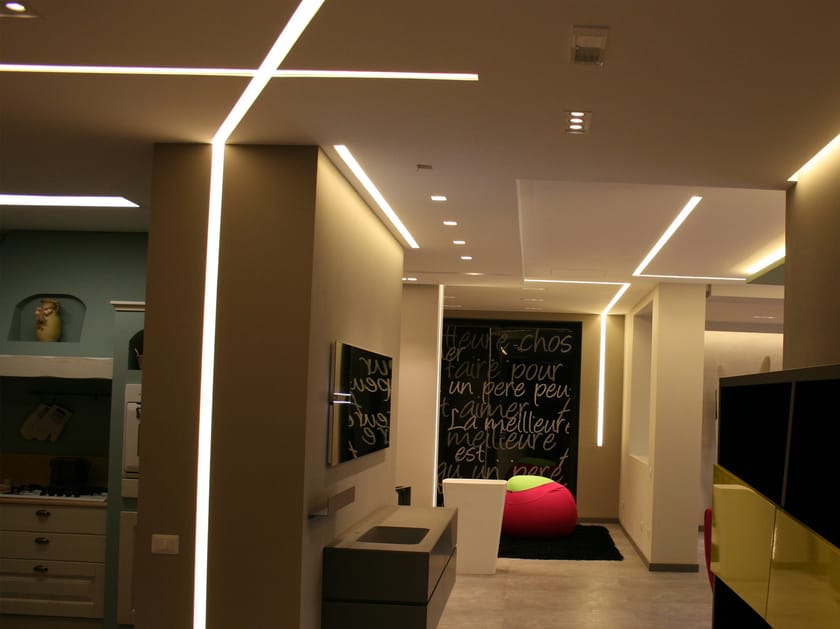 MDF Linear lighting profile CANALETTO DOUBLE By CANALETTO SMART