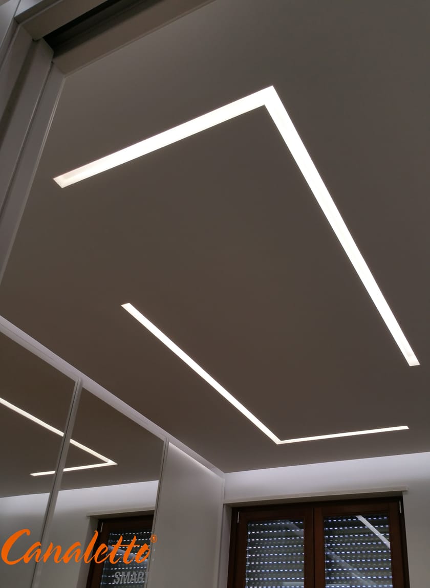 CANALETTO DOUBLE MDF linear lighting profile By CANALETTO SMART