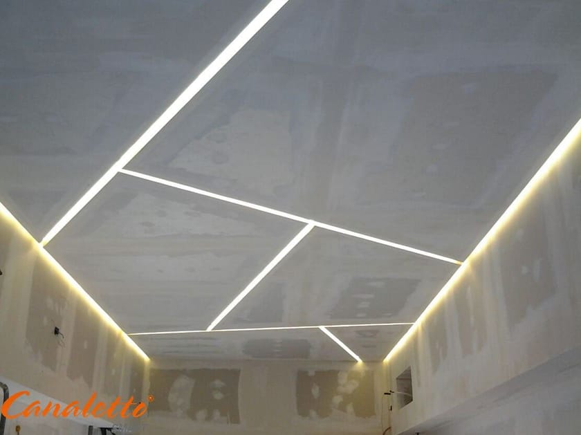 MDF linear lighting profile CANALETTO OPEN LED By CANALETTO SMART