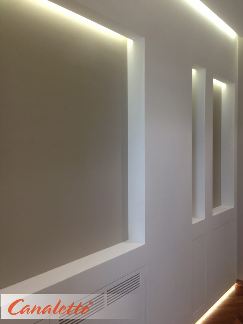 MDF linear lighting profile CANALETTO OPEN LED By CANALETTO SMART