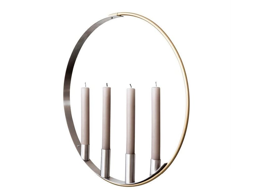 Metal candle holder CANDLE MOBILE By Kristina Dam Studio